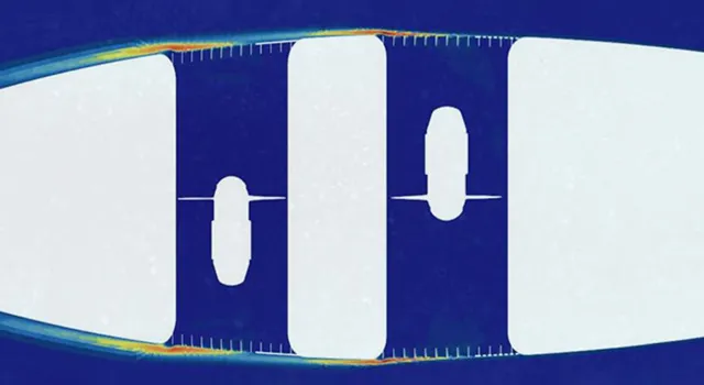 Suppressing thruster tunnel drag to conserve energy