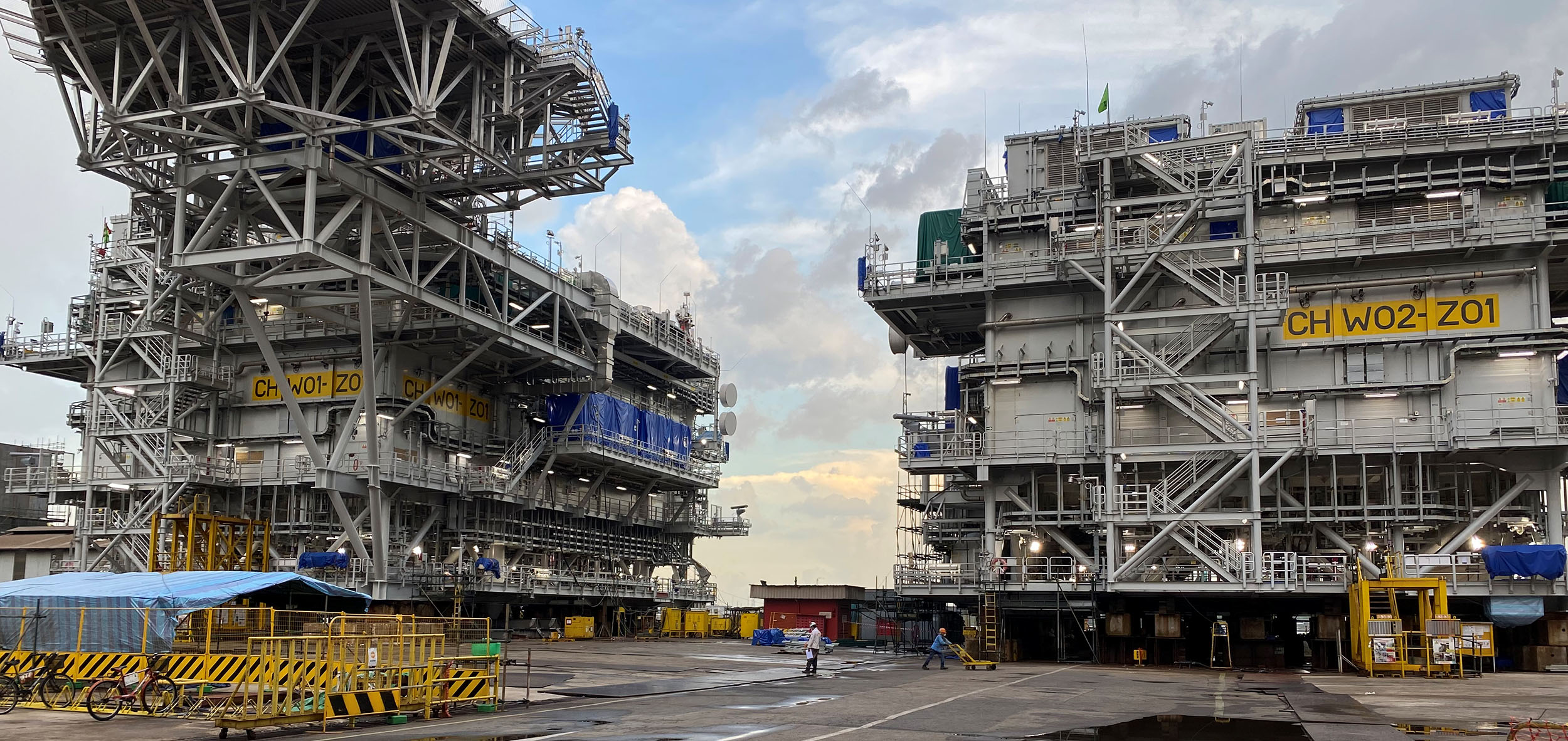 Weighing of structures and modules - DNV's Technology Centre West ...