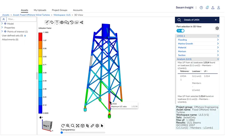 Software for design and analysis of offshore wind turbines