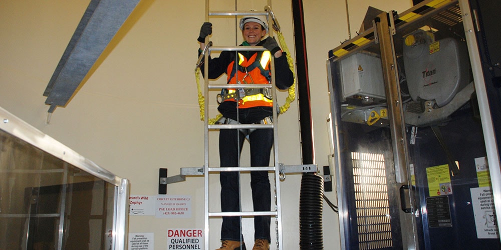 Fall rescue training