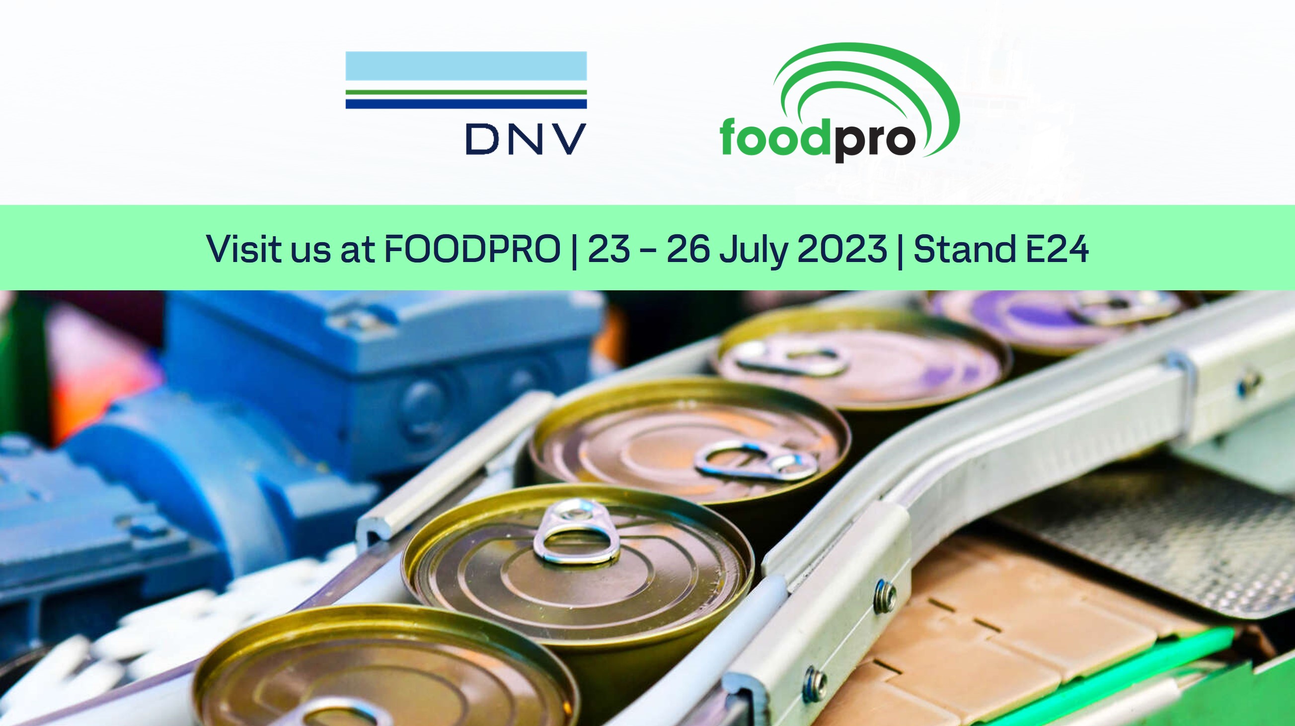 DNV is exhibiting at Foodpro 2023