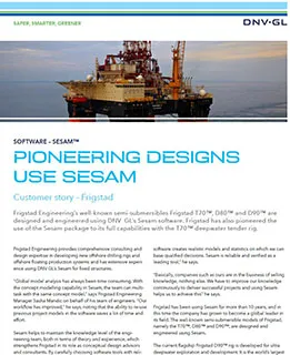 Frigstad designs semi-submersibles with Sesam