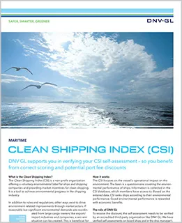 Clean Shipping Index (CSI)