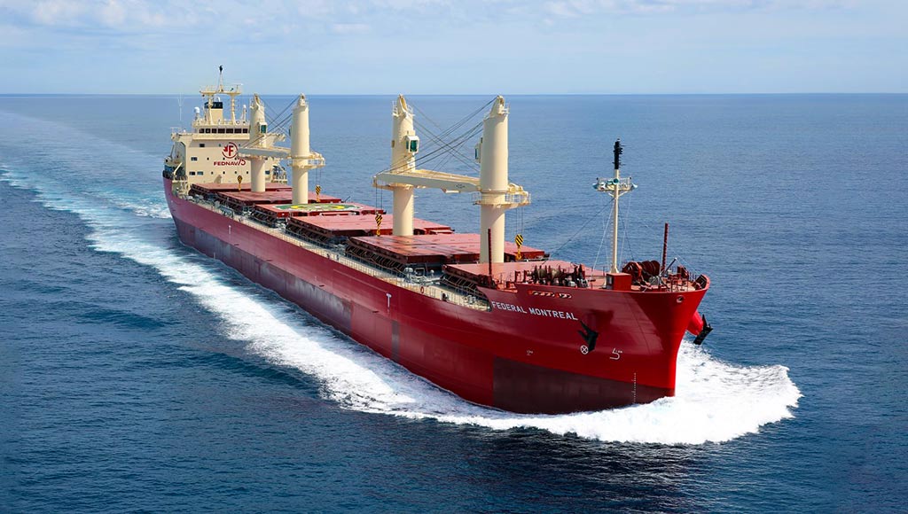 Ice-class laker bulk carrier tops off successful collaboration on 50 ...