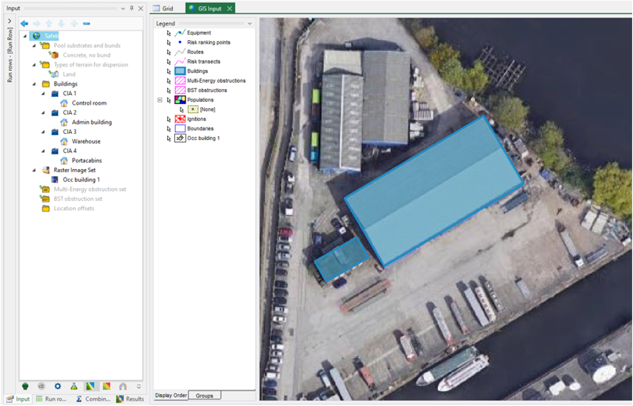 Facility siting and occupied buildings risk assessment OBRA