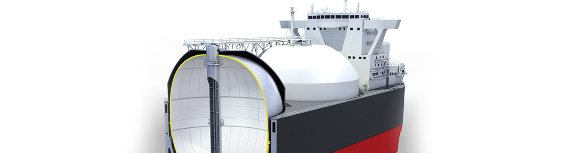 DNV GL awards Kawasaki Heavy Industries AiP for new non-spherical (MOSS) LNG tank