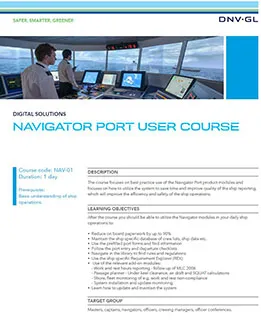 Navigator Port user course