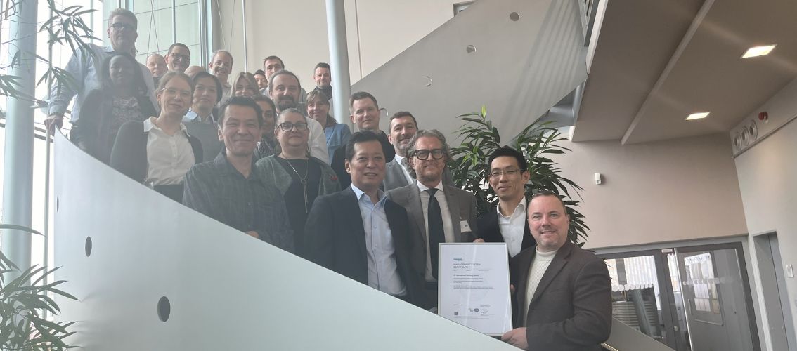 Milestone reached as JTI receives its first ISO 9001 multi-site certification from DNV