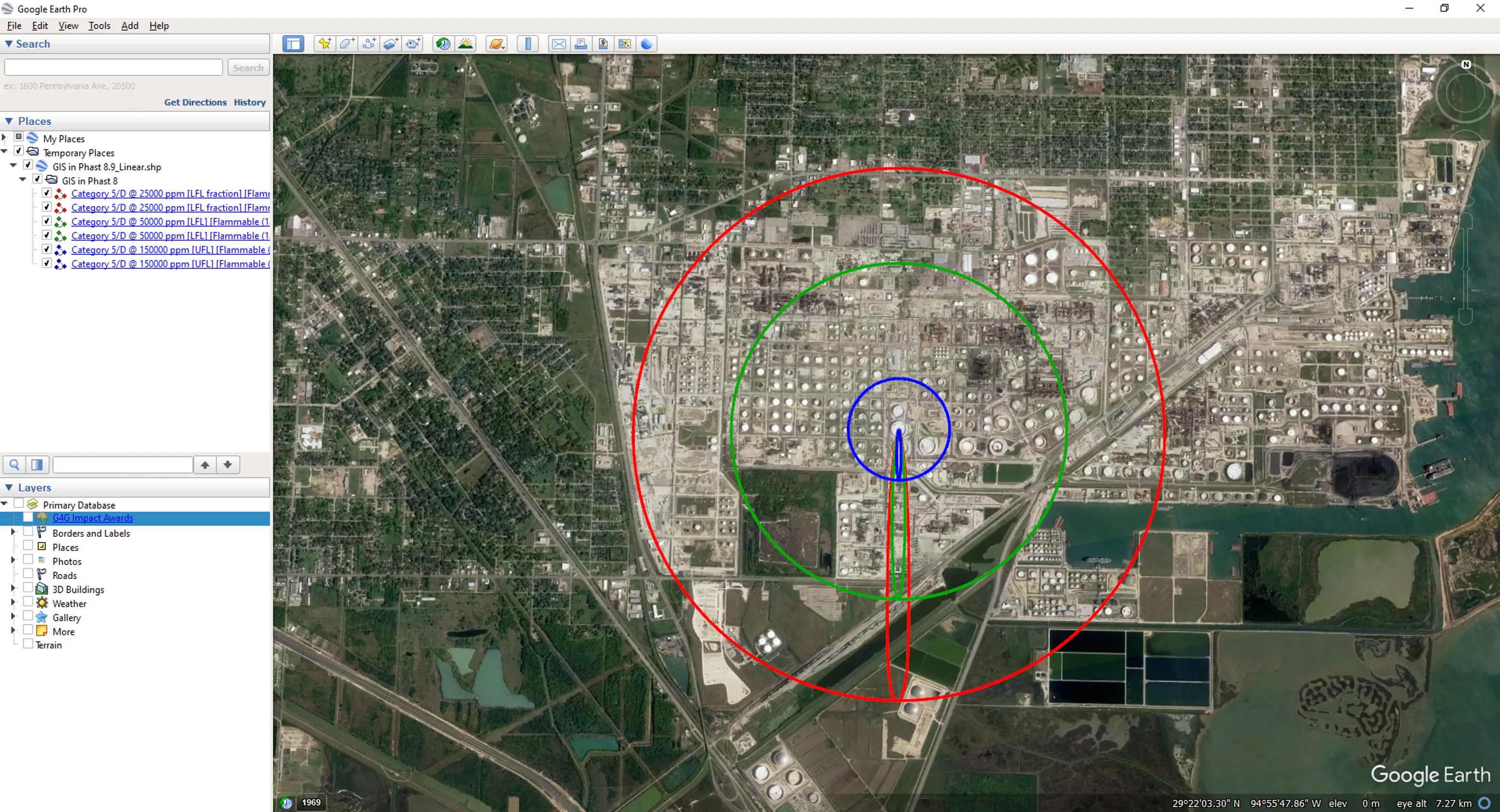 Emergency response planning software - handling hazardous materials