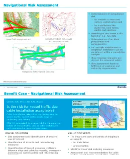 Navigational risk assessment