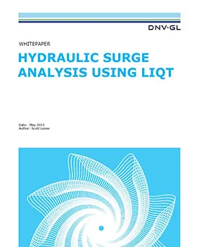 Water hammer analysis - LIQT - Synergi Liquid