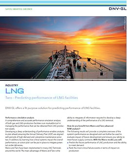 Predicting performance of LNG facilities