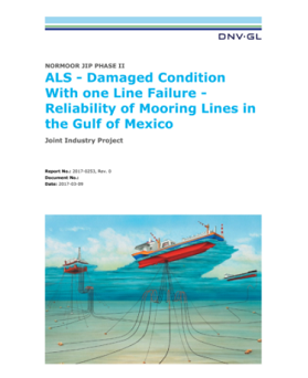 ALS - Damaged Condition with one Line Failure - Reliability of Mooring ...