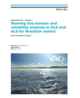 Mooring line tension and reliability analysis in ULS and ALS for Brazilian waters
